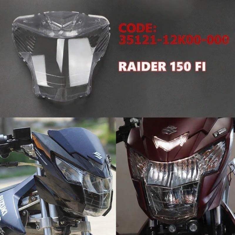 HEADLIGHT LENS for RAIDER 150 Fi STANLEY Lens Plug & Play | Shopee ...