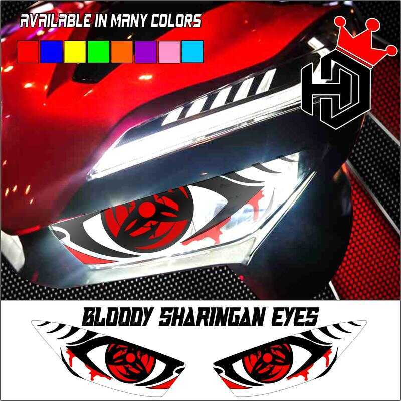 Honda Click V2 V3 Bloody Sharingan Winker Eyes Printed Laminated ...