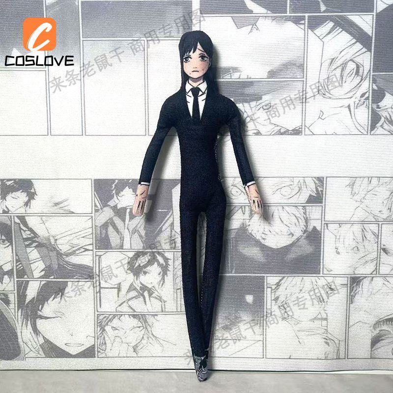 Anime Chainsaw Man Denji Reze Makima Fan Made Doll Soft Stuffed Toy PP ...