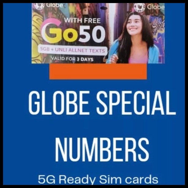 ♂ Globe Vanity Special Rare Number Sim Cards [Batch 103] | Shopee ...