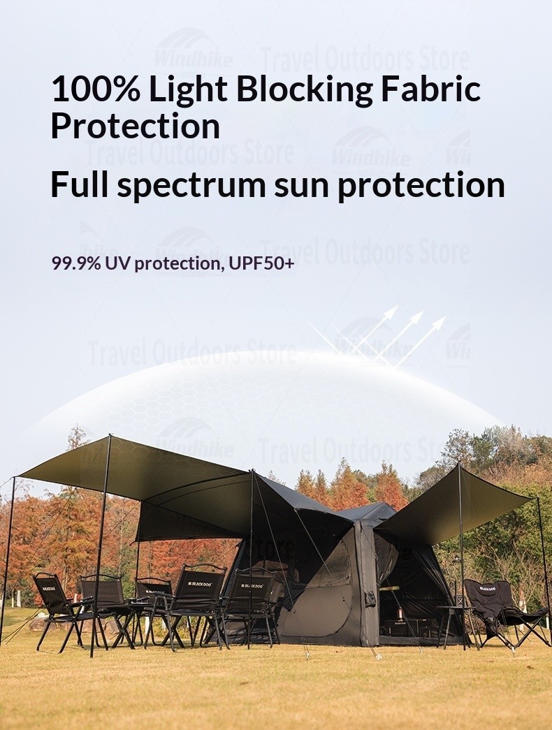 BLACKDOG Inflatable Tent Hut Portable Folding Outdoor Camping Quick ...