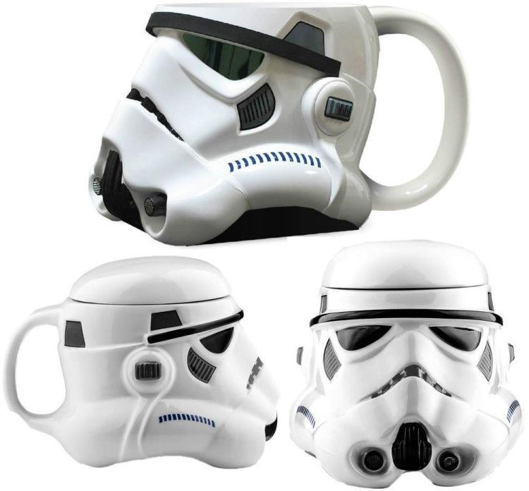Star Wars Cup Ceramic Big Belly Mug with Lid Large Capacity Retro Milk ...