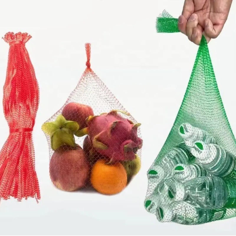 100pcs 12 inch Nylon Net Reusable Nylon Mesh Net Produce Grocery Toys ...