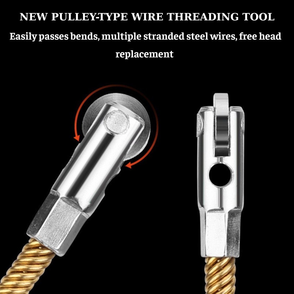 Universal Wire Lead Threading Device Tool Electrical Cable Running ...