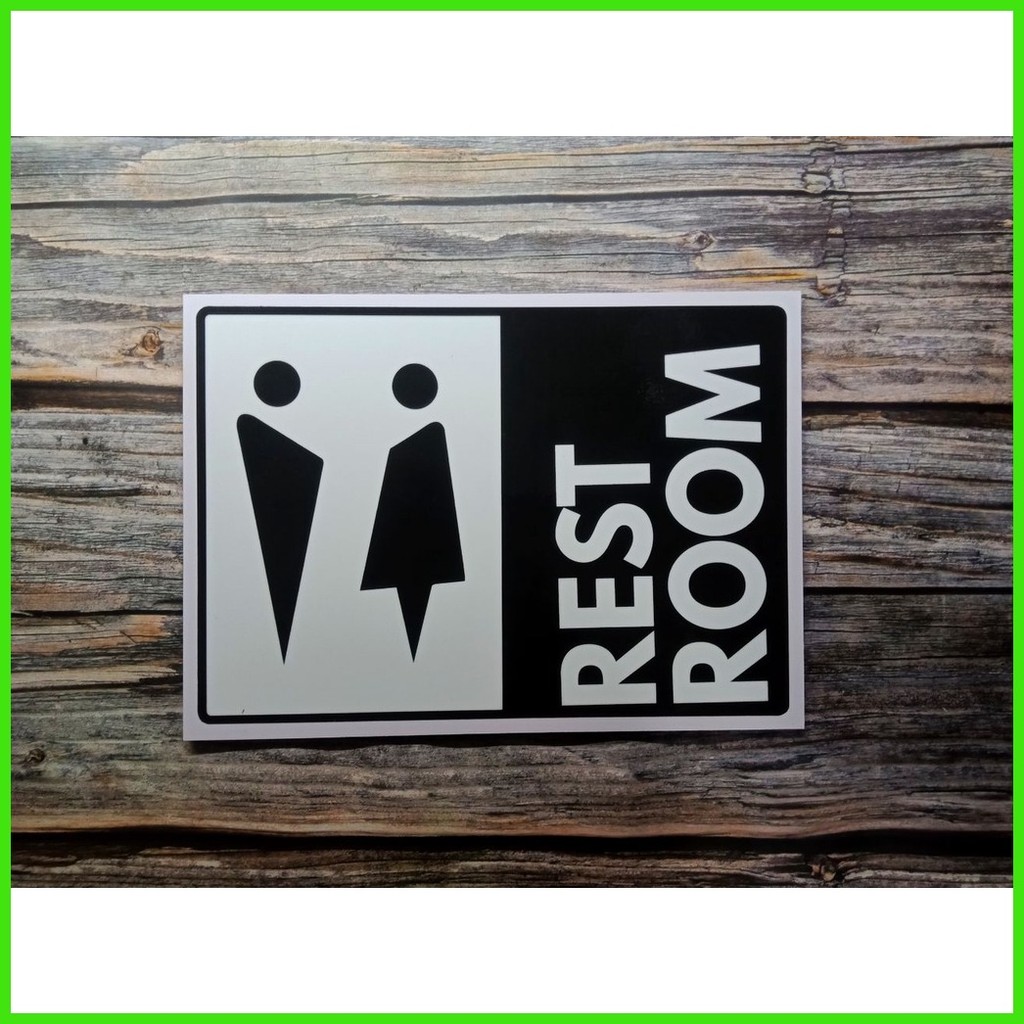 Shop comfort room sign for Sale on Shopee Philippines