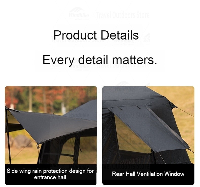 BLACKDOG Inflatable Tent Hut Portable Folding Outdoor Camping Quick ...
