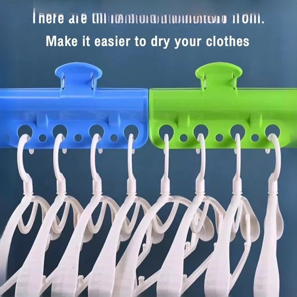 5Pcs Windproof Clothes Hanger Clip Drying Hanging Buckle Clips Clothes ...