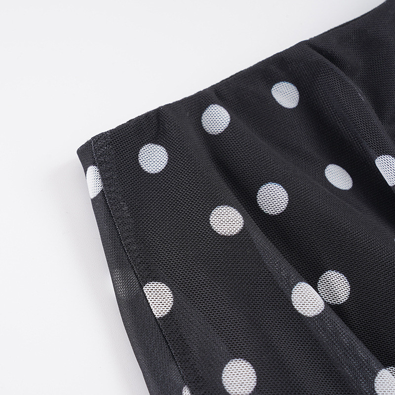 SweeticMe Women's 2026 New Fashion Polka Dotted Printed Casual Mini ...