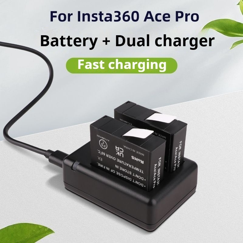 For Insta360 Ace Battery Charger For Insta360 Ace Pro Dual interface ...