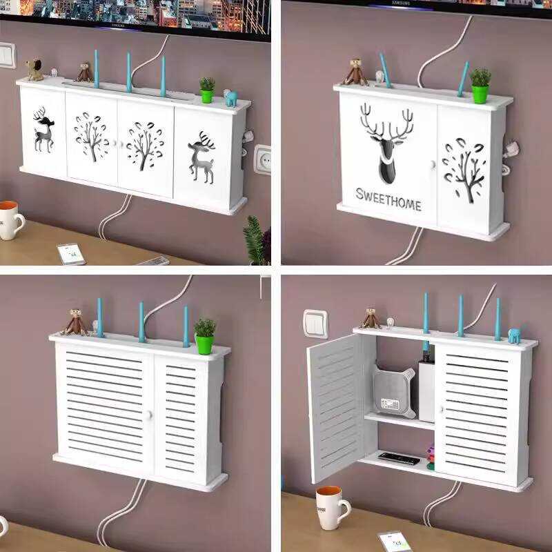 WiFi Router Storage Hub Network Cover Box Shelf Broadband Cat ...