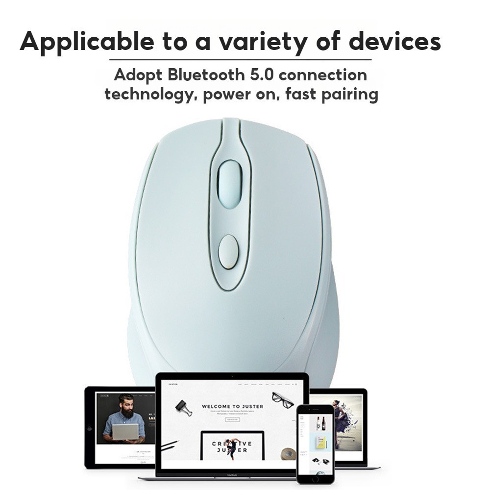 Laptop Wireless Mouse Long-range Gaming Office Mouse 2.4G Dual-mode ...