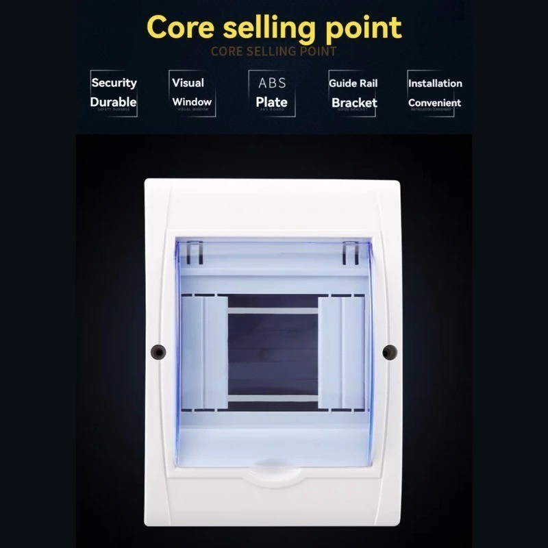 2-16 Circuit Home Distribution Box Cover Universal for Indoor Surface ...