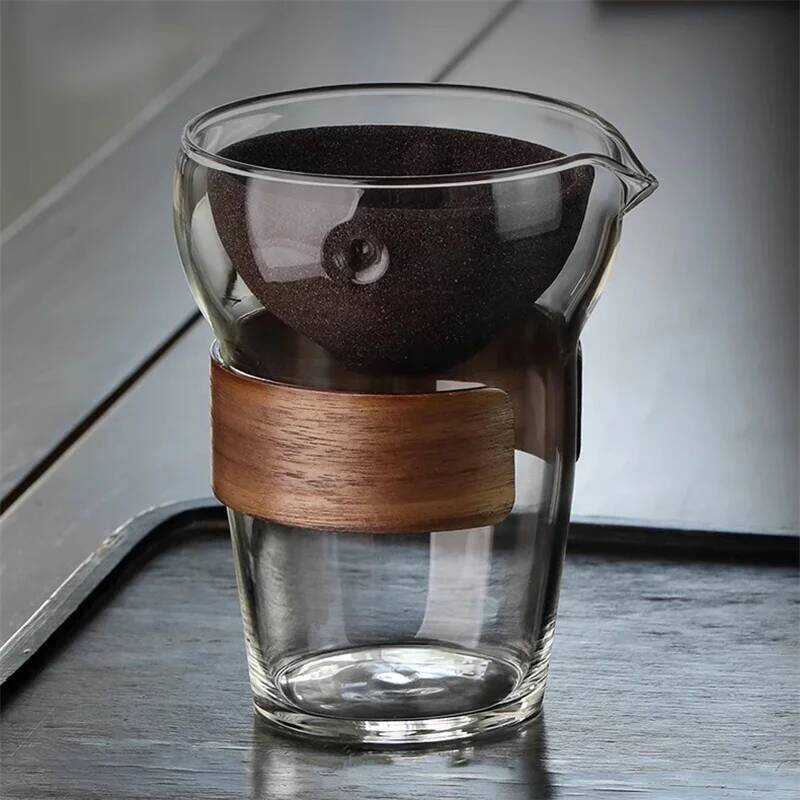 Yy Brew Citrus Anti Scalding Glass Fair Cup With Filter Water ...