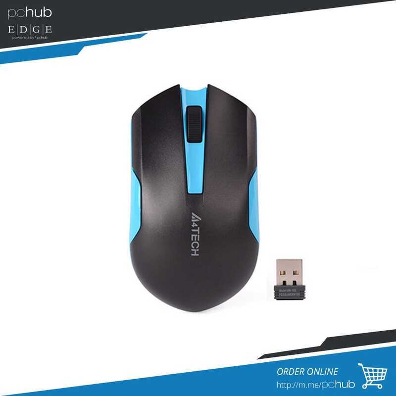 Pchub | A4tech G3 200N, Black-Blue, Wireless Mouse, Usb, Nano F9e 97F ...