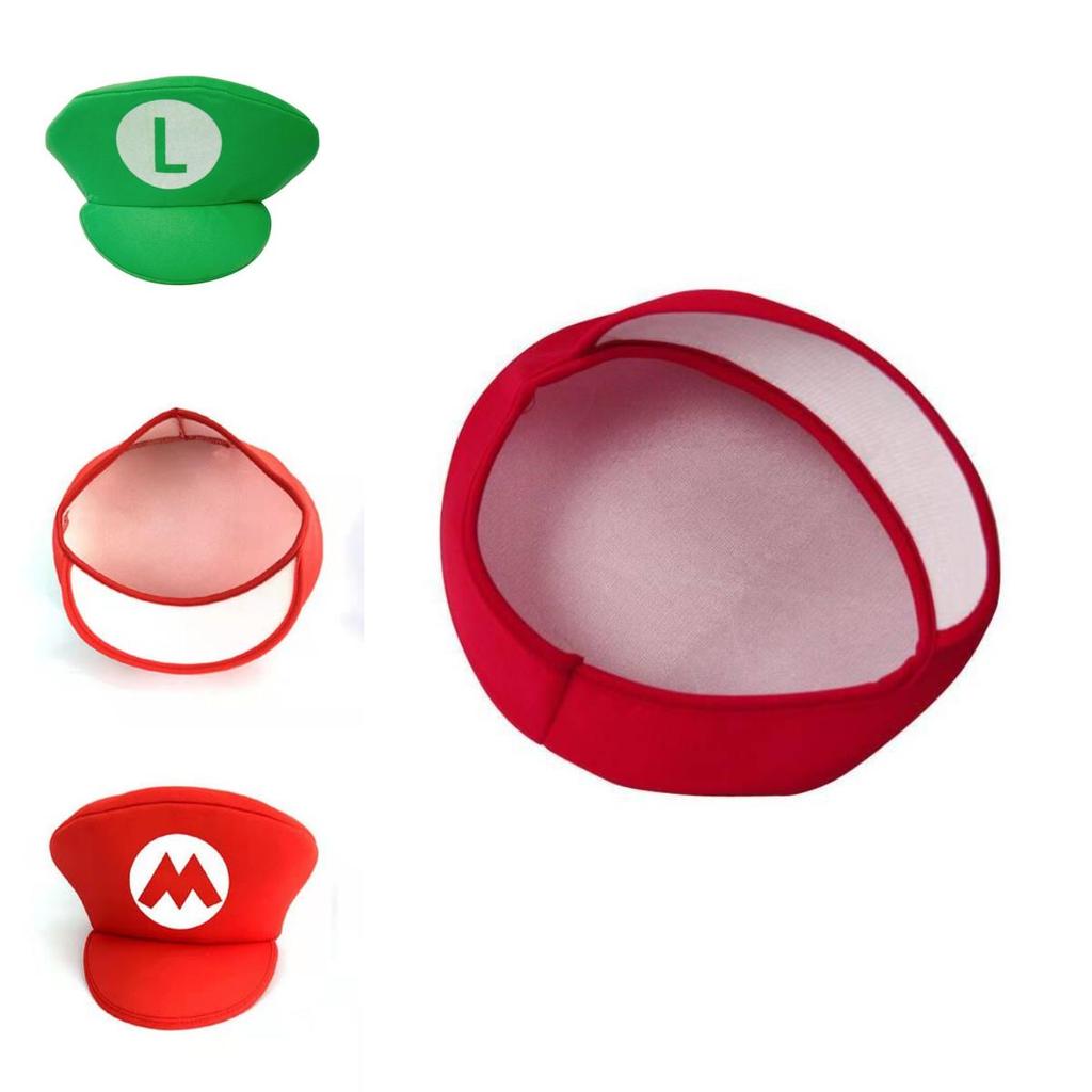 And Super Mario Luigi Hats Unisex Cosplay Props For And Kids Adults ...