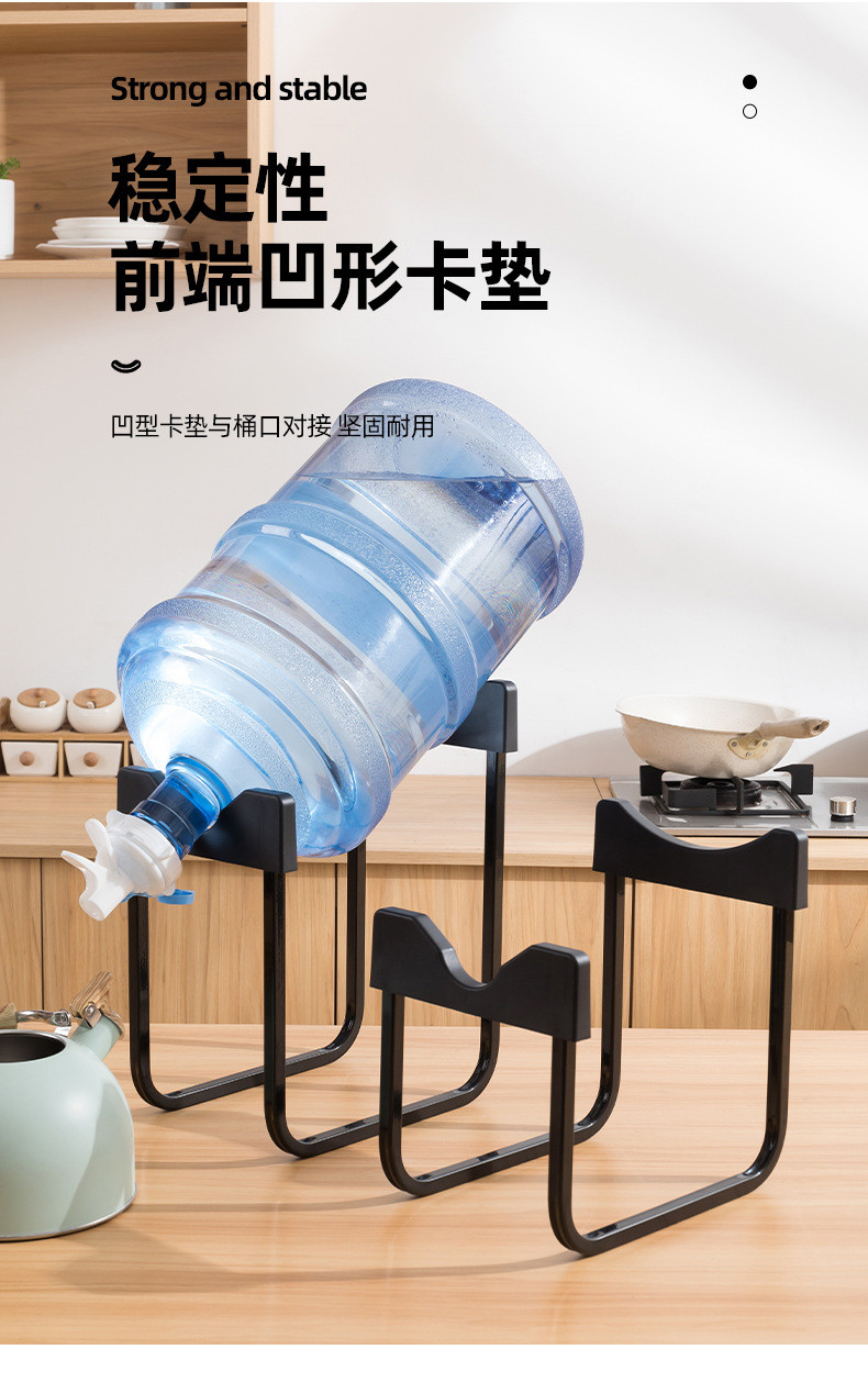 Bucket Bracket Pressure Water Dispenser Rack Inverted Storage Holder ...