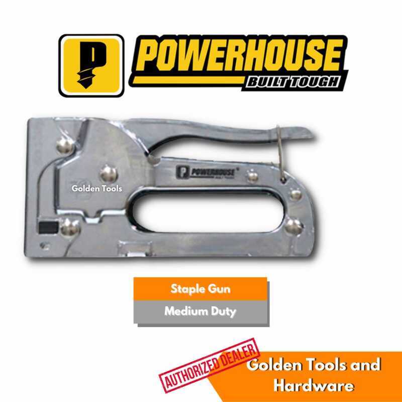 POWERHOUSE Medium Duty Staple Gun [Golden | Pac] 07E | Shopee Philippines