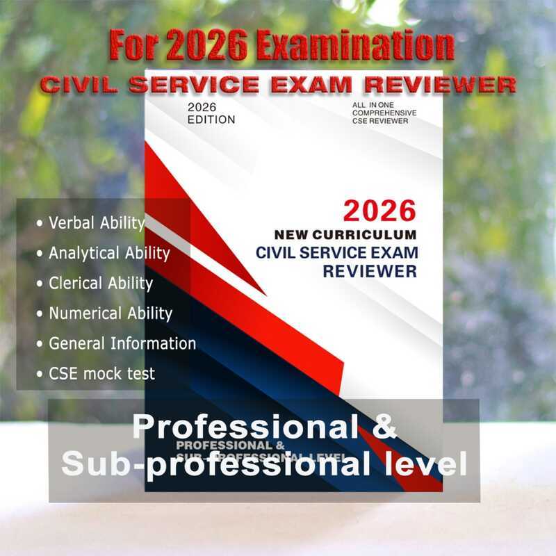 Civil Service Exam Reviewer For 2026 Examination CSE Professional And Sub-Professional 561 ...