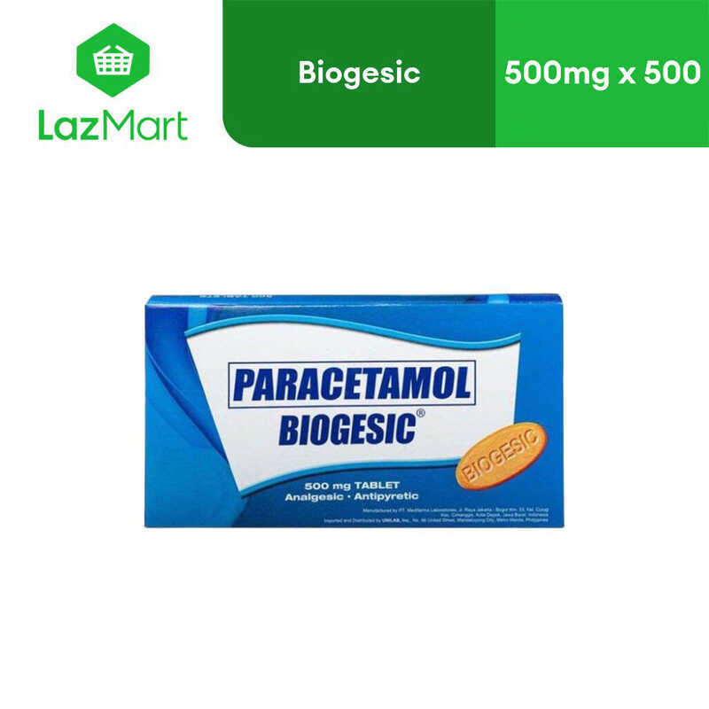 Biogesic 500Mg Tablets - Paracetamol Quick Relief Of Headache And Fever ...