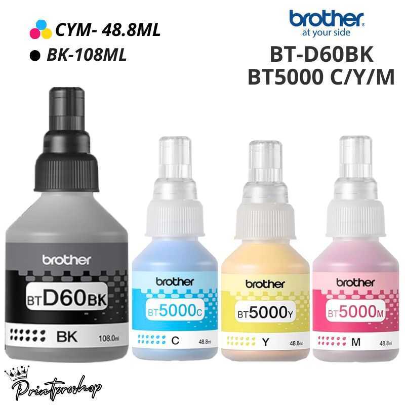Premium Ink Bottle Btd60bk BT D60 Btd60 Bt5000 5000 Bt6000 6000 For Dcp ...