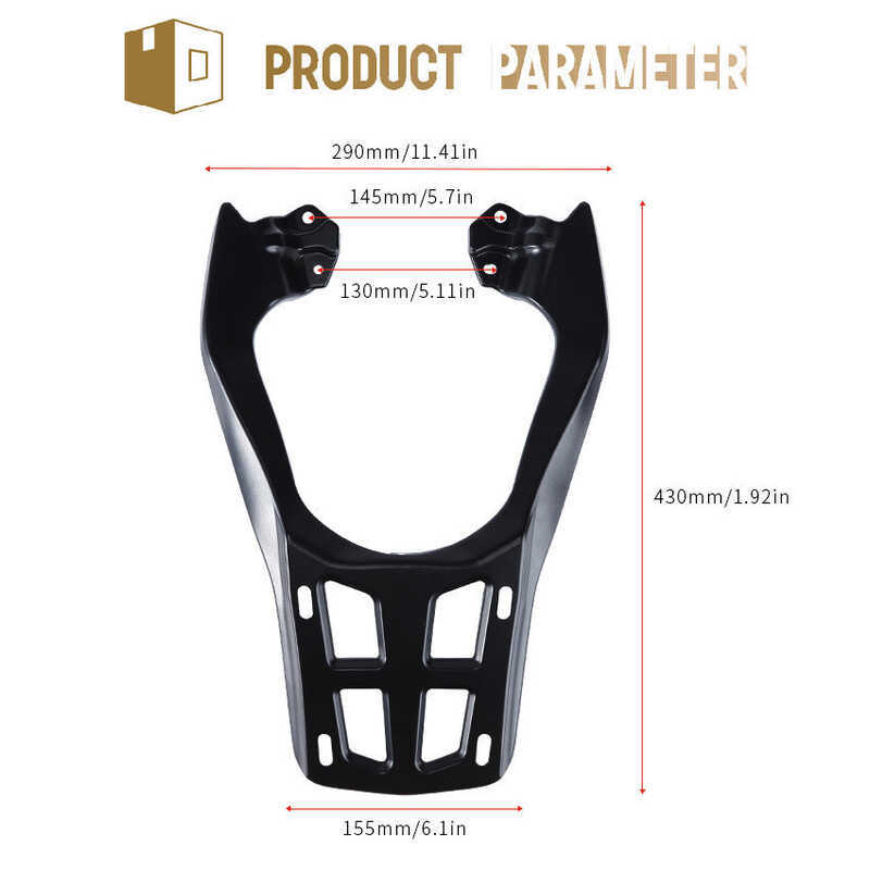 Yamaha Mio I 125/Mio I 125S/Mio Gear Luggage Top Box Bracket Motorcycle ...