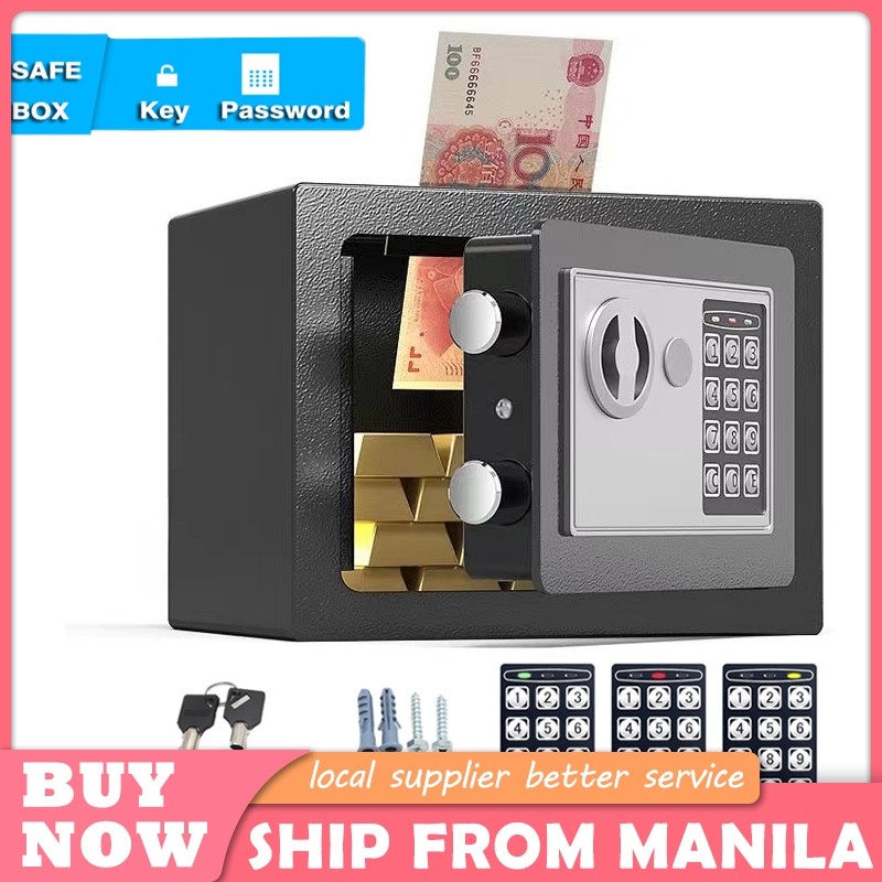 Electronic Password Safe, Digital Lock, Mini Safe, Fireproof, Small ...