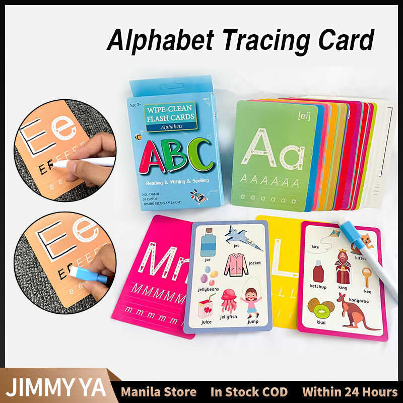 English Alphabet Letter Tracing Flash Card Handwritten Toy With Pen ...
