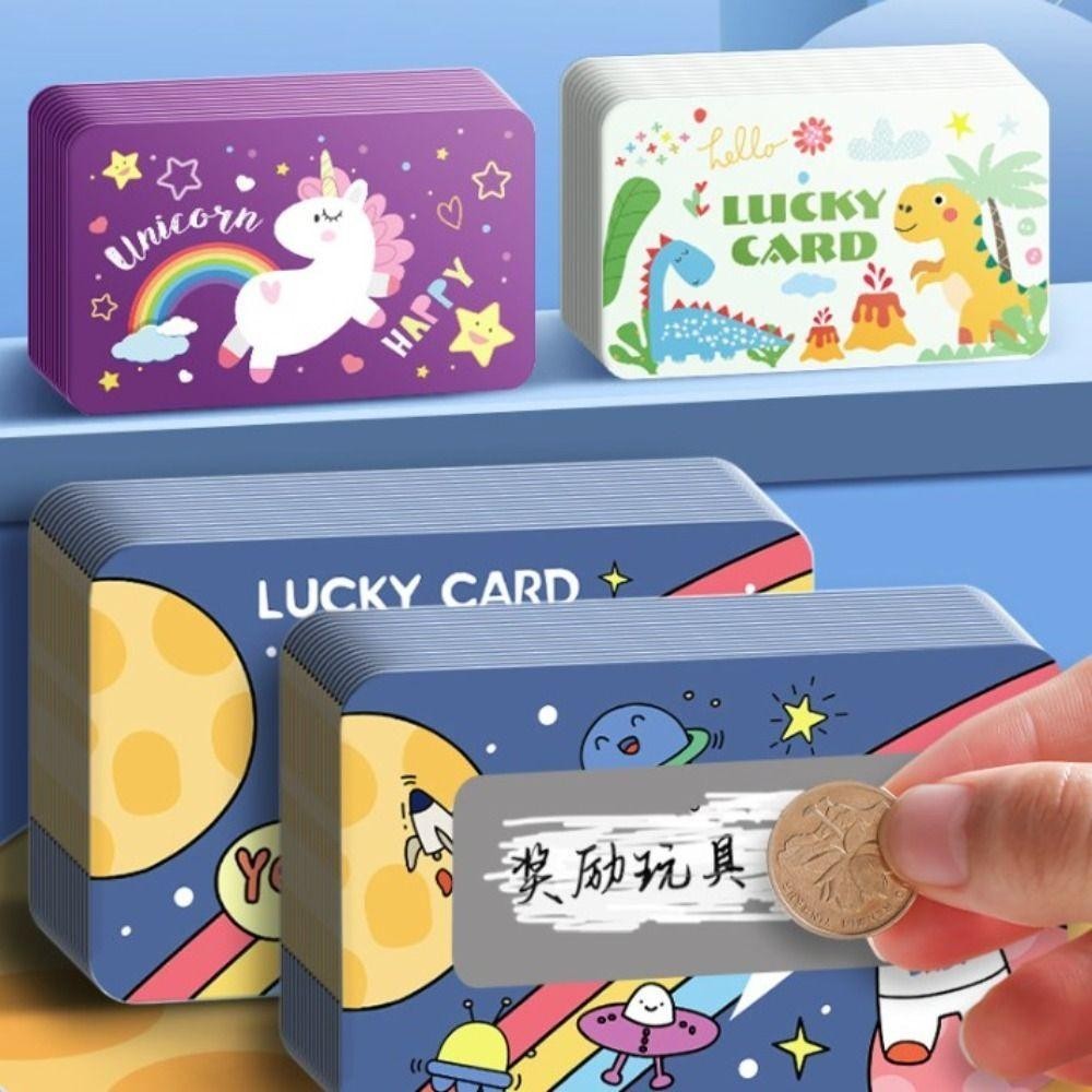 20pcs/Set Student Rewards Scratch Cards Family Interactive Homemade ...