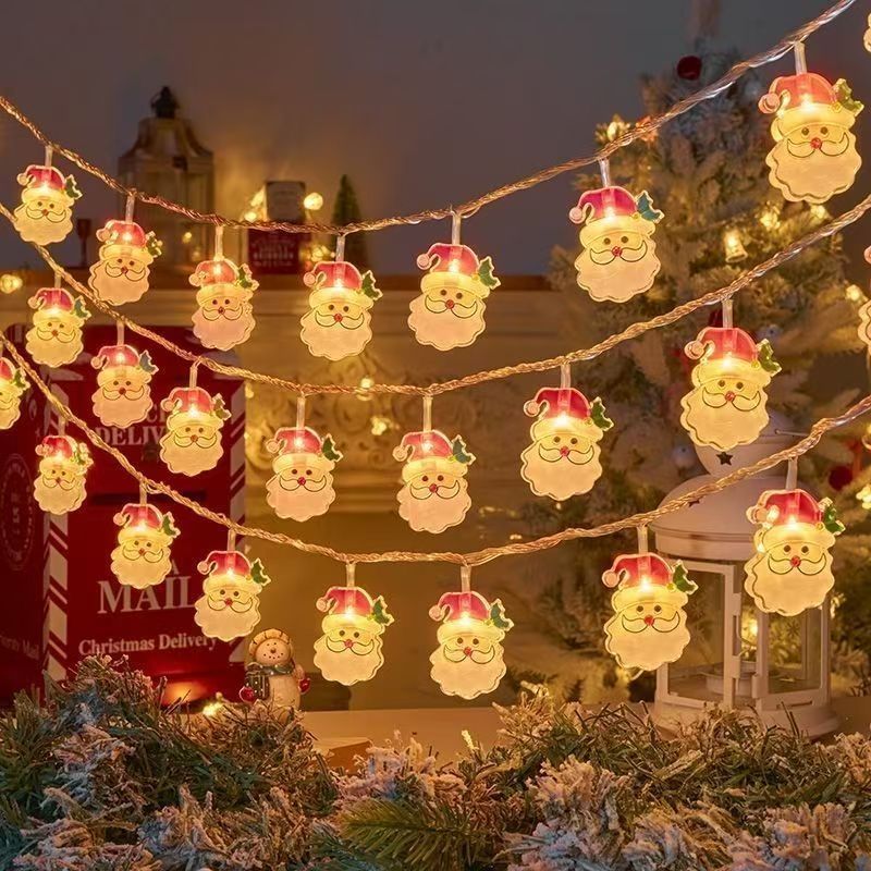 LED Christmas string lights - Holiday party atmosphere lights in the ...