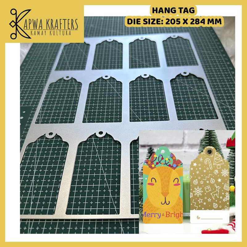 KAPWA KRAFTERS KK03 Metal Die Cutter Gift Tags Paper Crafting ...