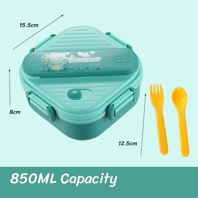 Bento Lunch Box Bouble Layer Stacked Microwave Tableware Student Kids ...