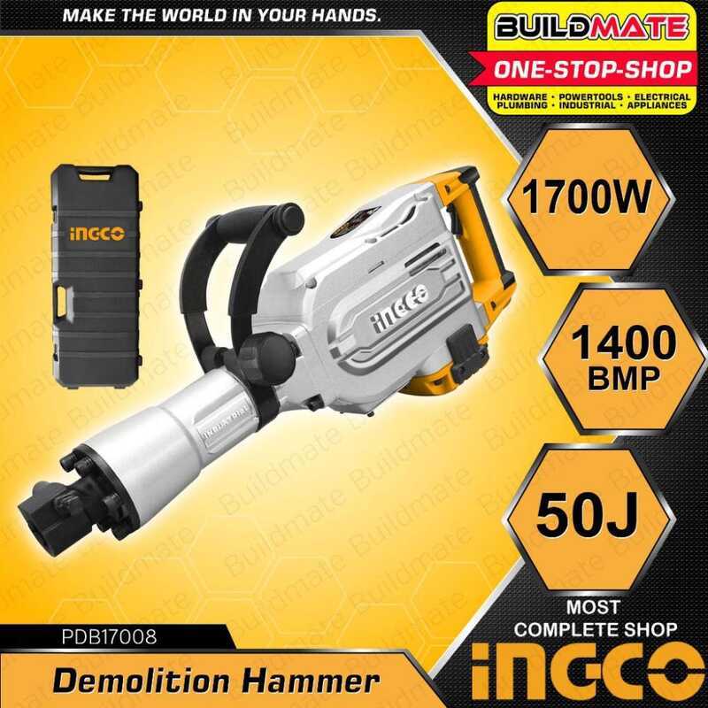 2026Buildmate X INGCO 1700W Demolition Jack Hammer Chipping Concrete ...