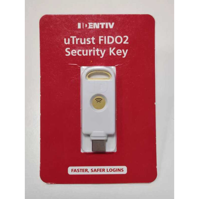 Original Imported Identiv FIDO2 NFC Security Key USB-C Interface/Yubico ...