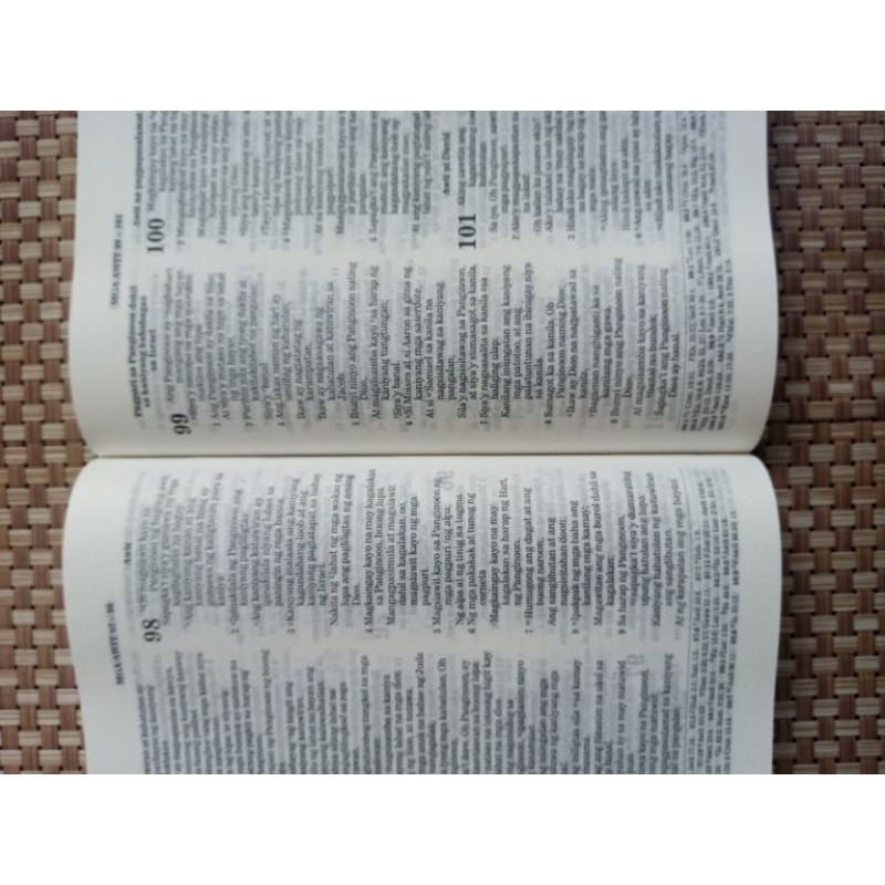 HOLY BIBLE TAGALOG BIG SIZE HARD BOUND LARGE PRINT ANG BIBLIA PBS BLACK ...