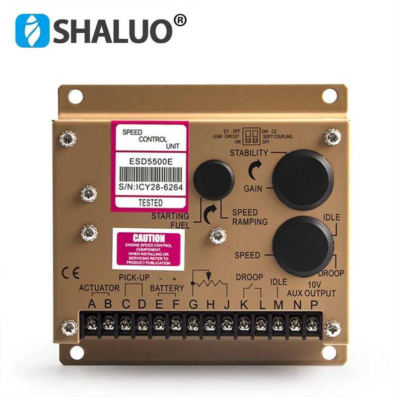 Factory Esd5500e Diesel Speed Controller Engine Actuator Govornor DC ...