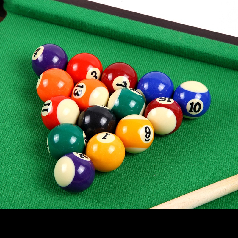25mm/32mm Billiard Ball Set Complete 16 Ball Set Mini Pool Table ...