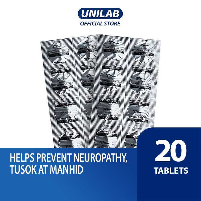 Pharex B-Complex 20 Tablets, Vitamin B1+B6+B12 - Prevention Of Ngalay ...