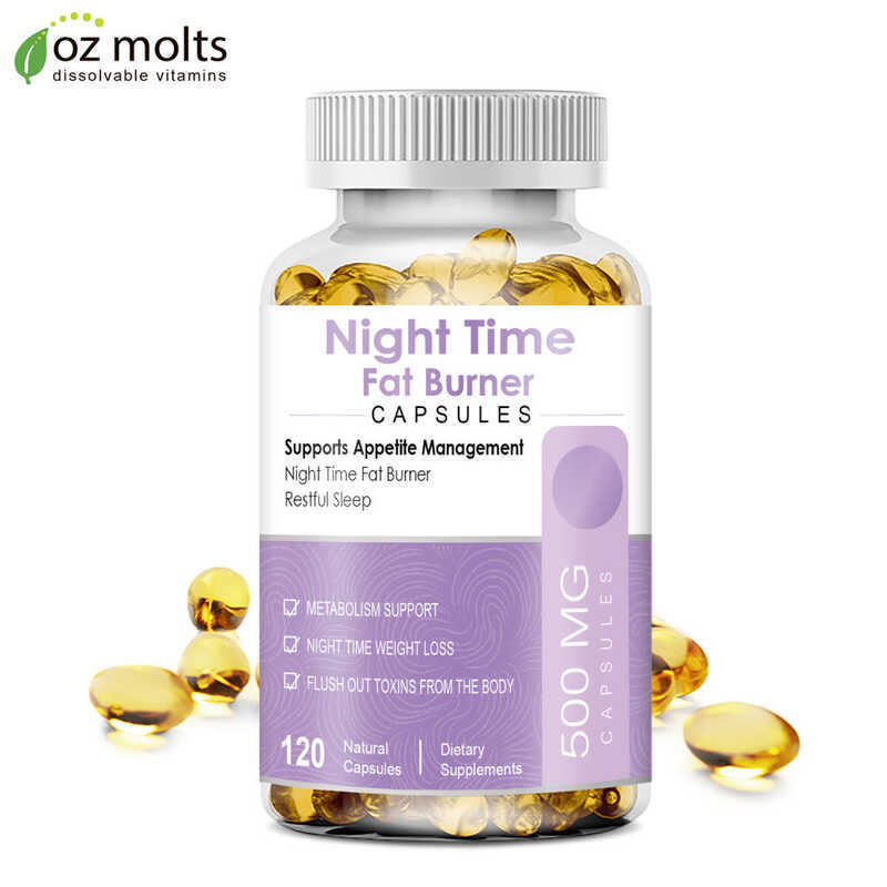 Ozmolts Slimming Capsule Night Time Fat Burner Support Weight Loss ...