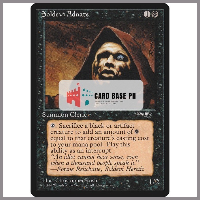 Soldevi Adnate - Magic the Gathering Trading Card | Shopee Philippines
