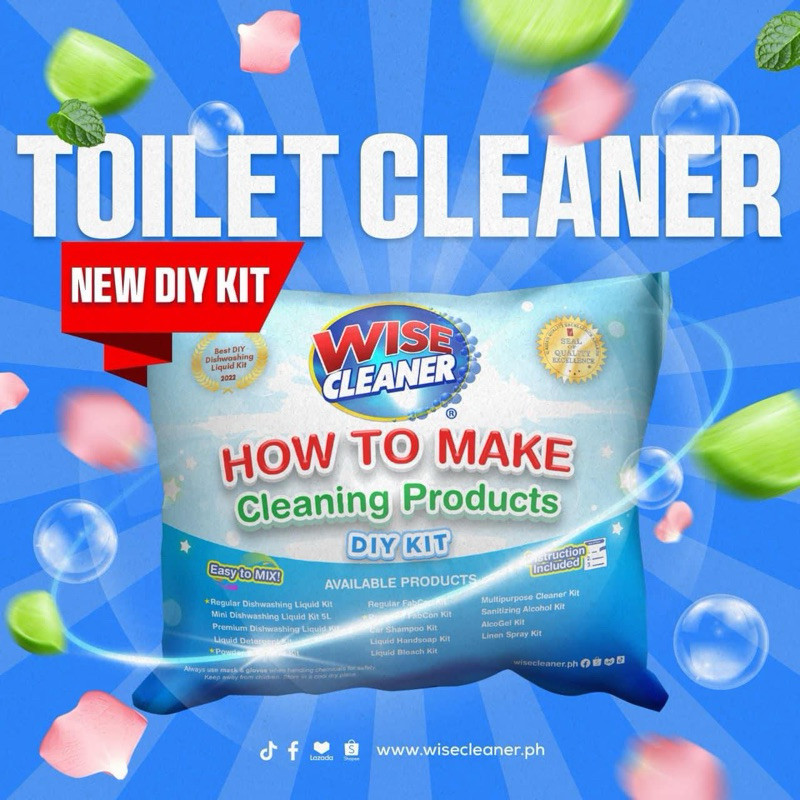 Toilet Cleaner DIY Kit~ Wise Cleaner | Shopee Philippines