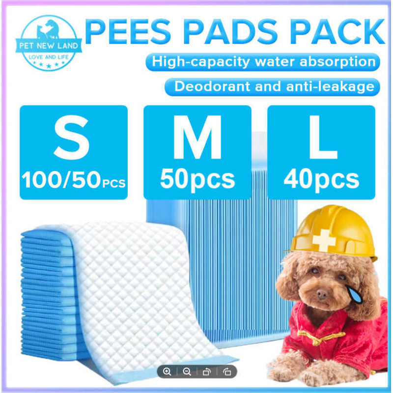 New Land Pet Training Pad Per Pack Diaper Dog Pee Pad 9C4 | Shopee ...