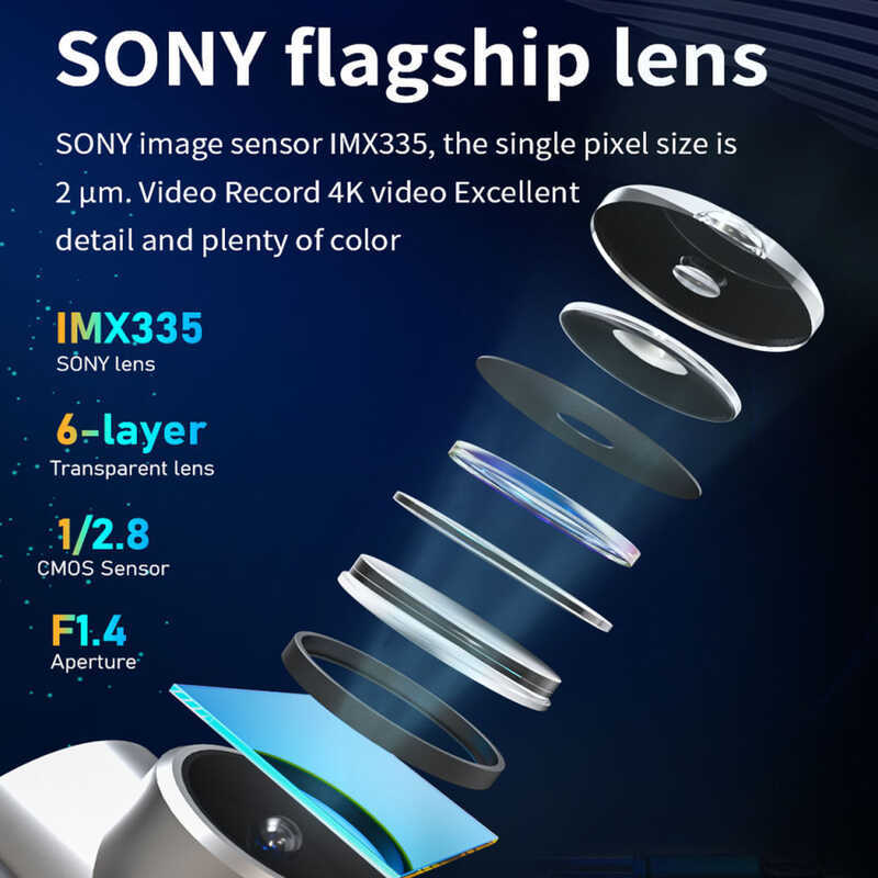 ORIGINAL QCY K38 Hidden Series 4K + 2K Ultra HD Dash Cam For Car Front ...