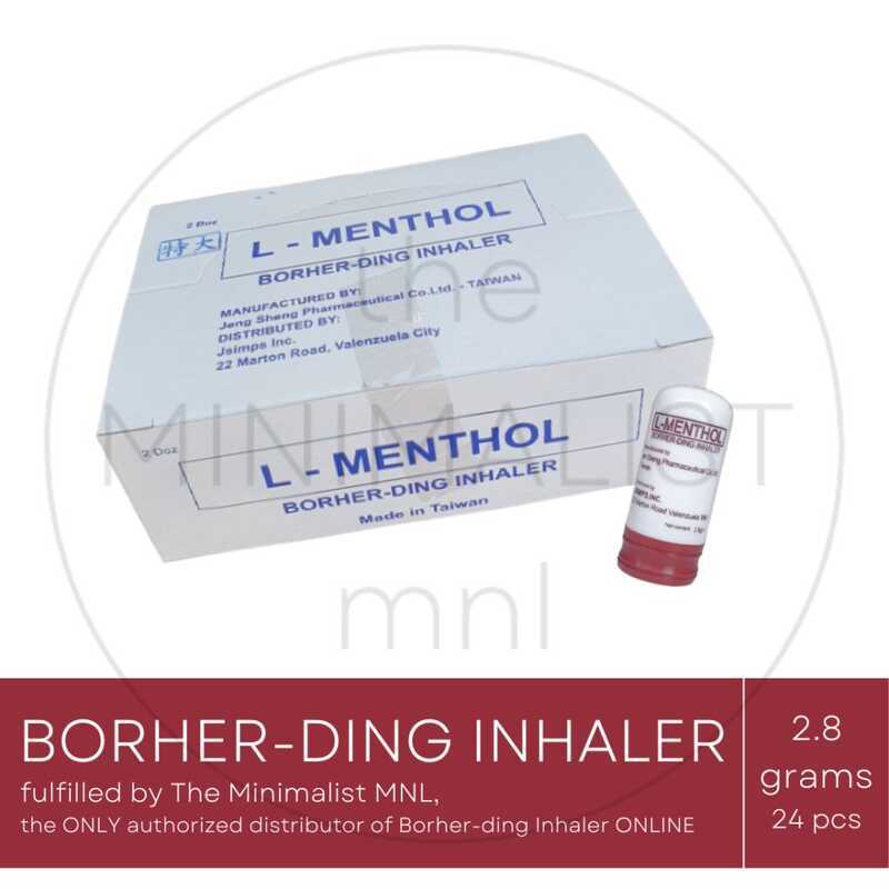 440 Borher-Ding L-Menthol Inhaler Menthol Stick 2.8 Grams By 24S ...