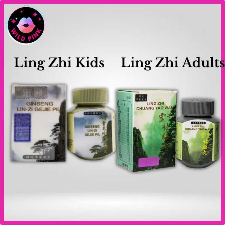 Lingzhi Lin Zhi Vitamins Original Pampataba For Adults/Kids Ginseng 100% Authentic Linzi Gejie ...