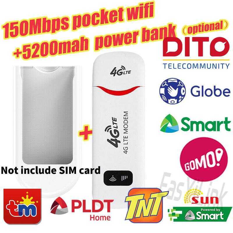 Openline 4G Pocket Fit For Globe Gomo DITO Sim Mini Usb Smart Wireless ...