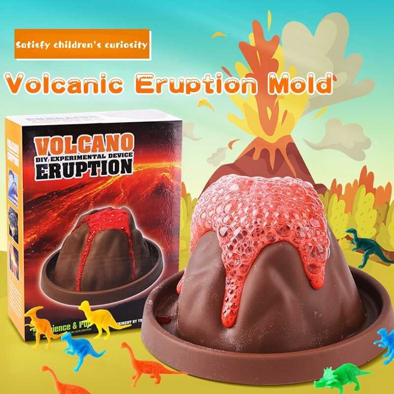 Kids Science Kit Volcano Model DIY Experiment For Children Boy Girl ...