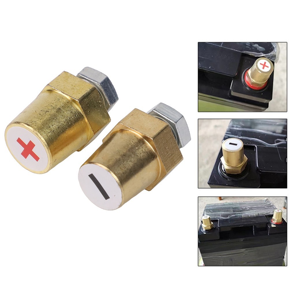 [PH]2PCS Battery Adapter Terminals Car Battery Connections Positive and Negative | Shopee ...