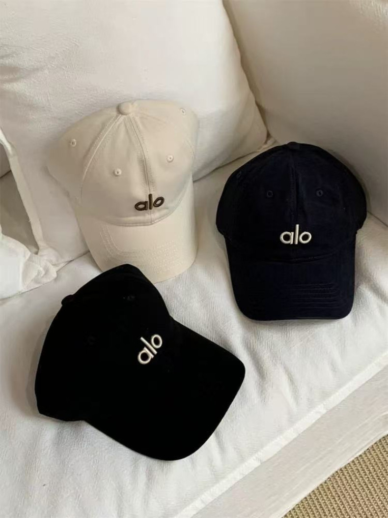 ALO Baseball Cap Men Women Unisex Cap Hat Korean Embroidered Top Graded ...
