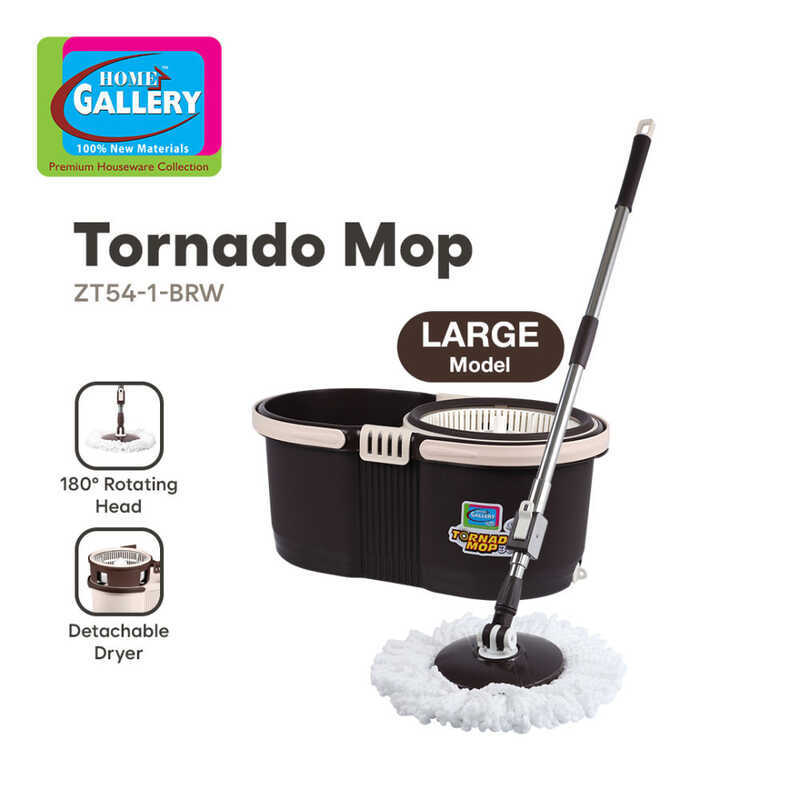 Home Gallery Detachable Dryer Tornado Mop & Spin Dry Bucket With 1 ...