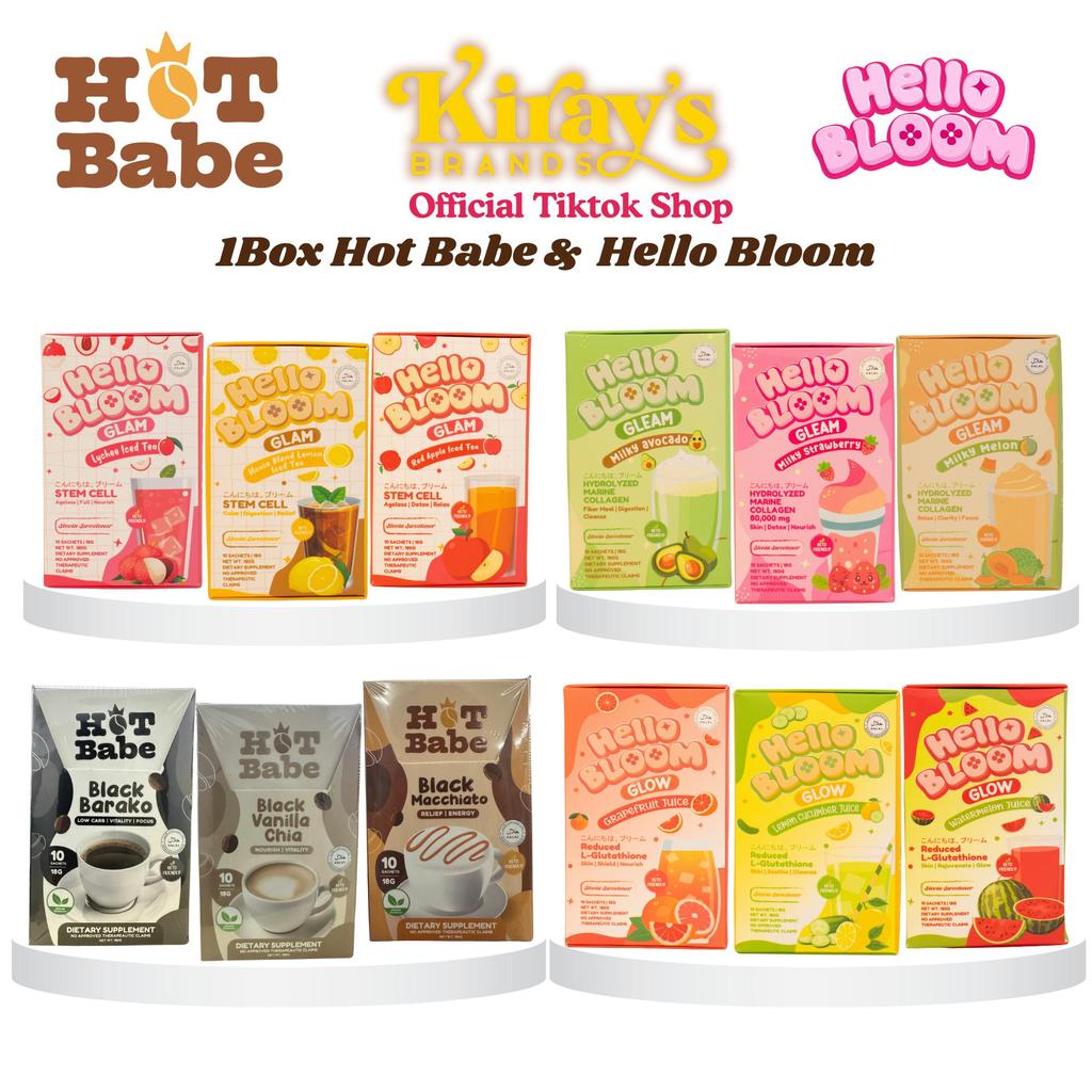 Kiray's Brands Hello Bloom & Hot Babe Energy Boosting & Wellness Stevia ...